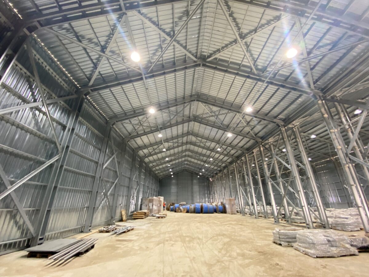 Silivri Natural Gas Storage Site Light Steel Hangar - Pramo Prefabricated