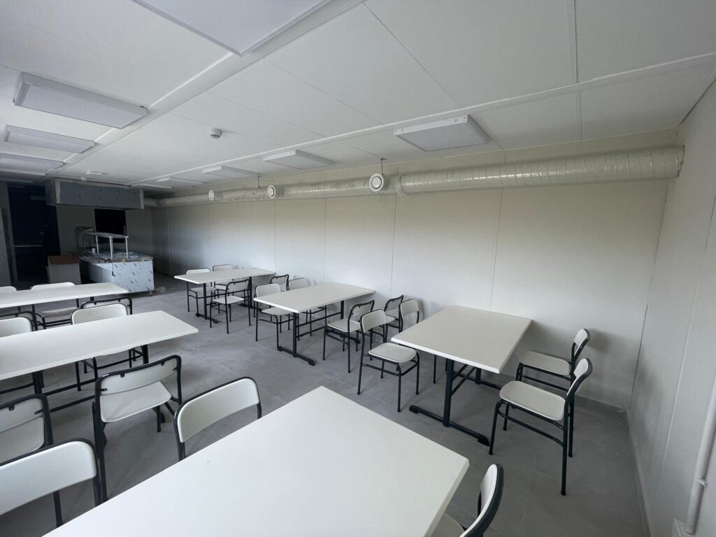 Danone Prefabricated Office-Cafeteria Building - Pramo Prefabricated